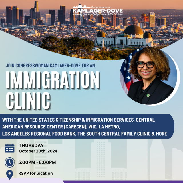 YOU'RE INVITED: Second Annual Immigration Clinic