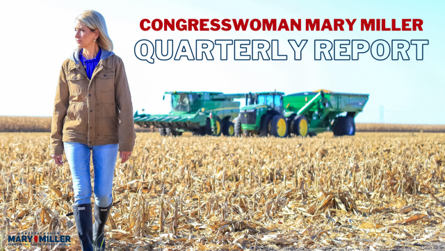 Quarterly Report from Congresswoman Mary Miller