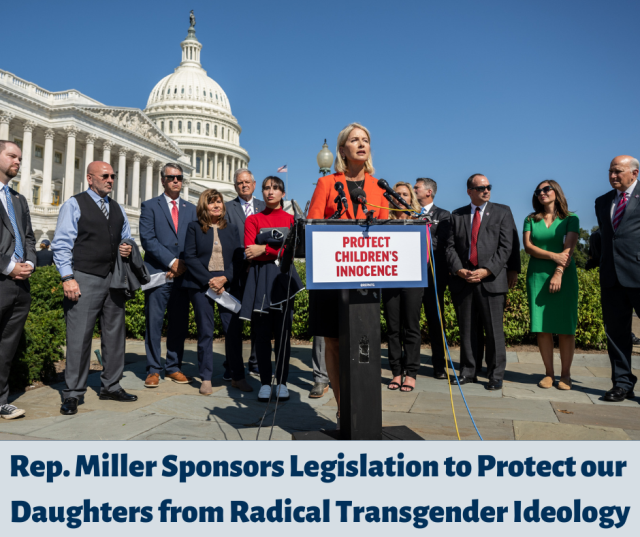 Quarterly Report from Congresswoman Mary Miller